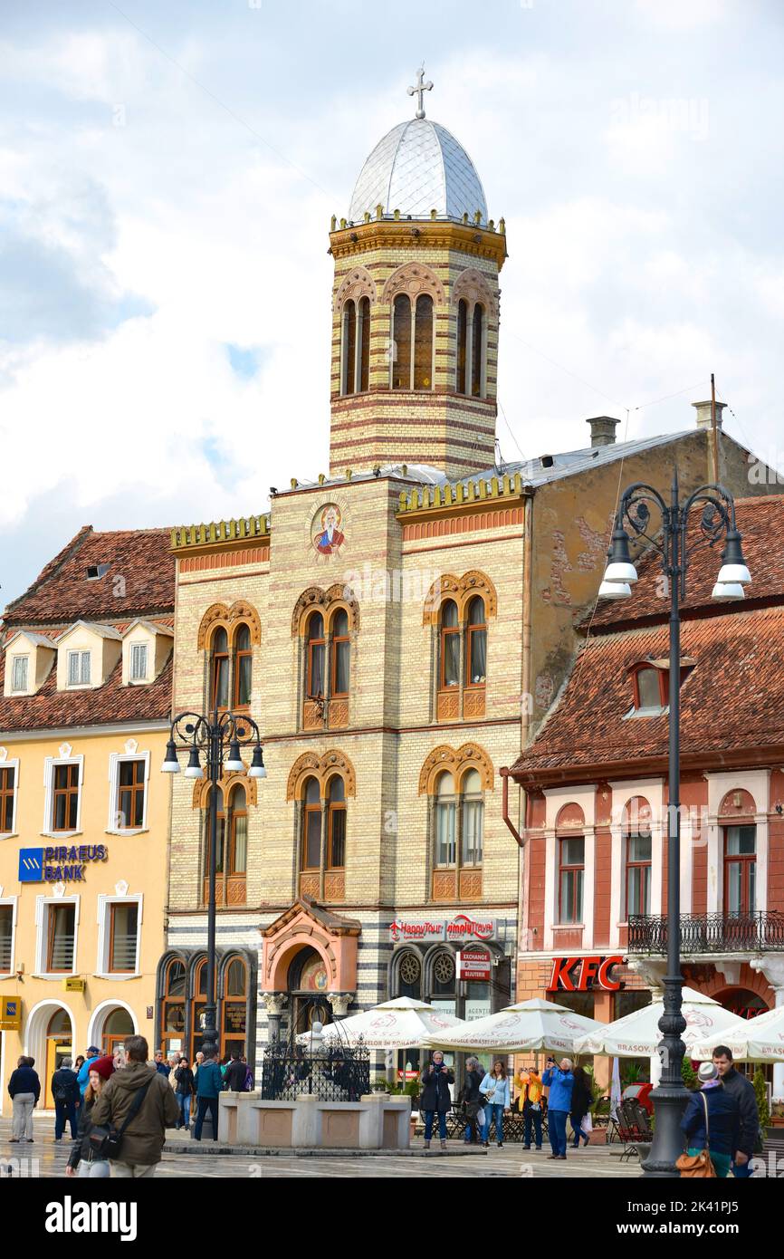 Ancient building in Brasov Stock Photo - Alamy