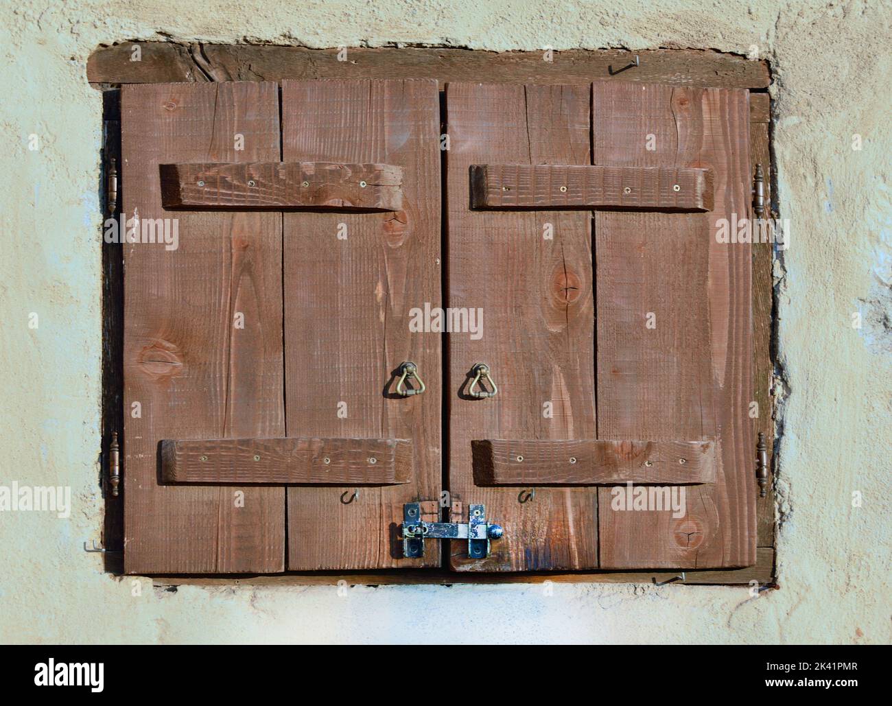 Old wooden shutters, window Stock Photo - Alamy