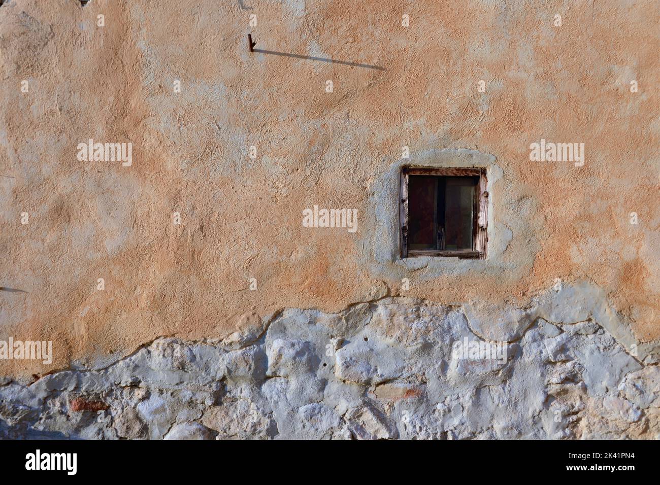 Window opening in an old brick wall Stock Photo - Alamy