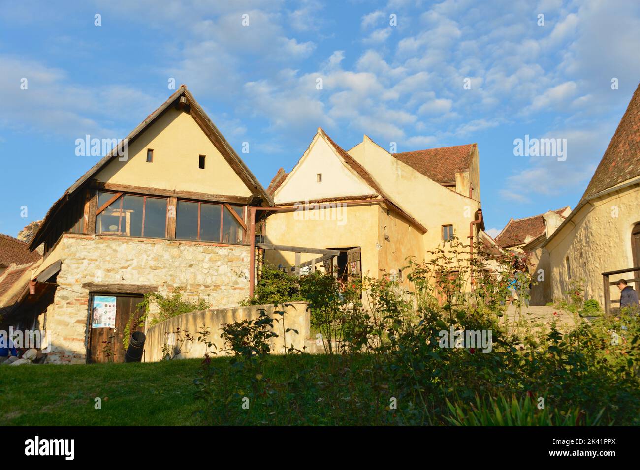 Medieval saxon fortress Rosenau Stock Photo - Alamy