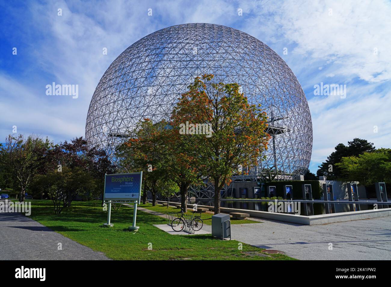 MONTREAL, CANADA -14 SEP 2022- View of the Montreal Biosphere, an ...