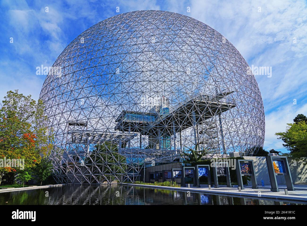 MONTREAL, CANADA -14 SEP 2022- View of the Montreal Biosphere, an ...