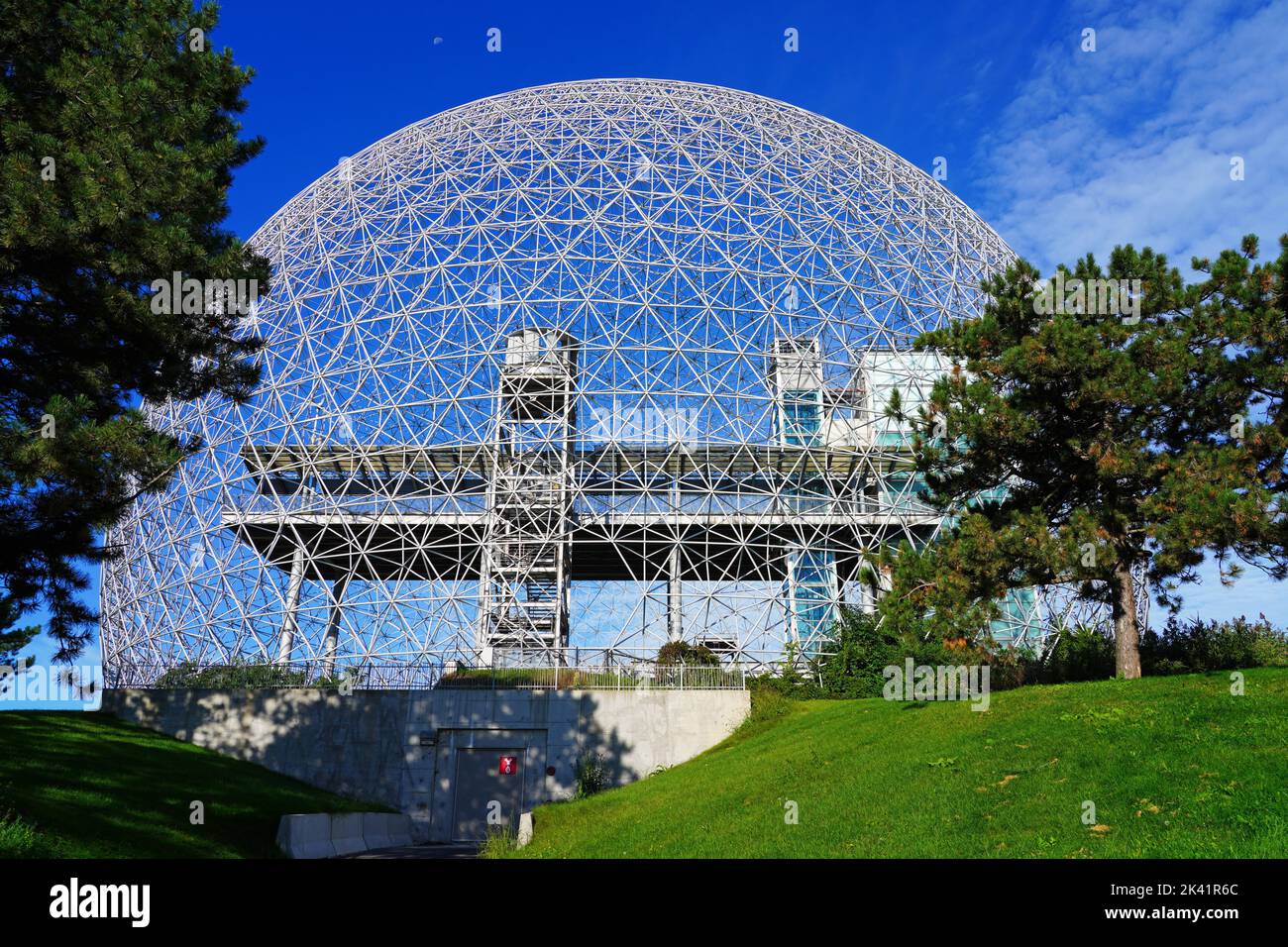 MONTREAL, CANADA -14 SEP 2022- View of the Montreal Biosphere, an ...