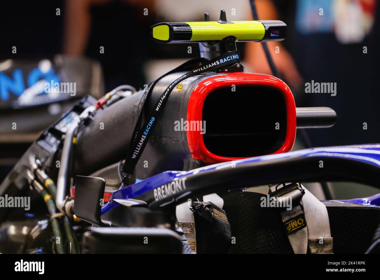 Singapore, 29/09/2022, Air Intake of the Williams Racing FW44 ...