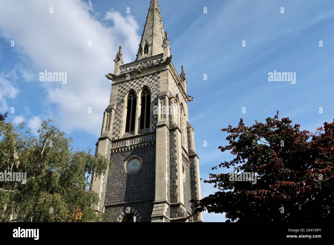Ipswich, Suffolk, UK - 29 September 2022 : Bright sunny autumn ...