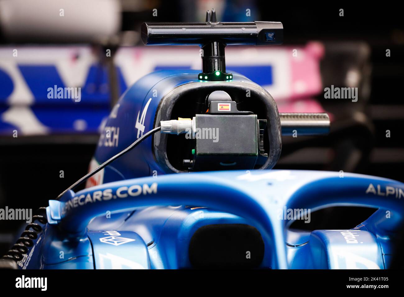 Singapore, 29/09/2022, Air Intake of the Alpine F1 Team A522 ...