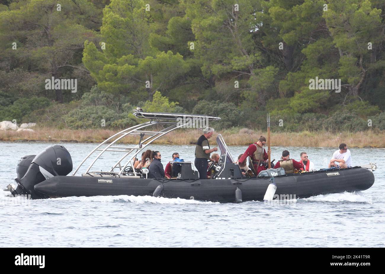 Sibenik, Croatia, on September 29, 2022, Filming of the third season of Vikings: Walhalla ...