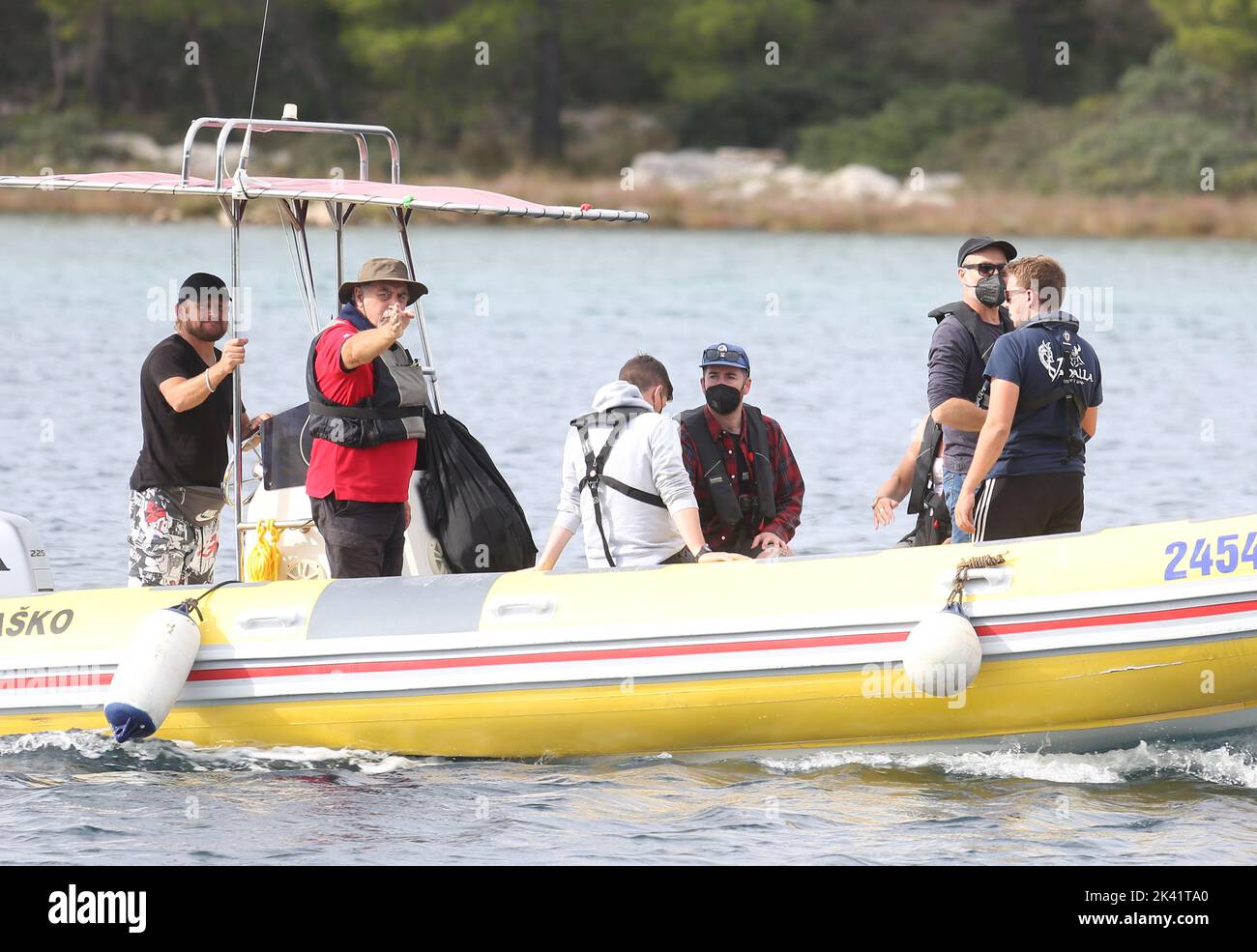 Sibenik, Croatia, on September 29, 2022, Filming of the third season of Vikings: Walhalla ...