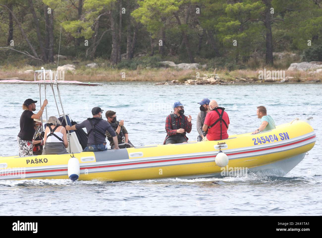 Sibenik, Croatia, on September 29, 2022, Filming of the third season of Vikings: Walhalla ...