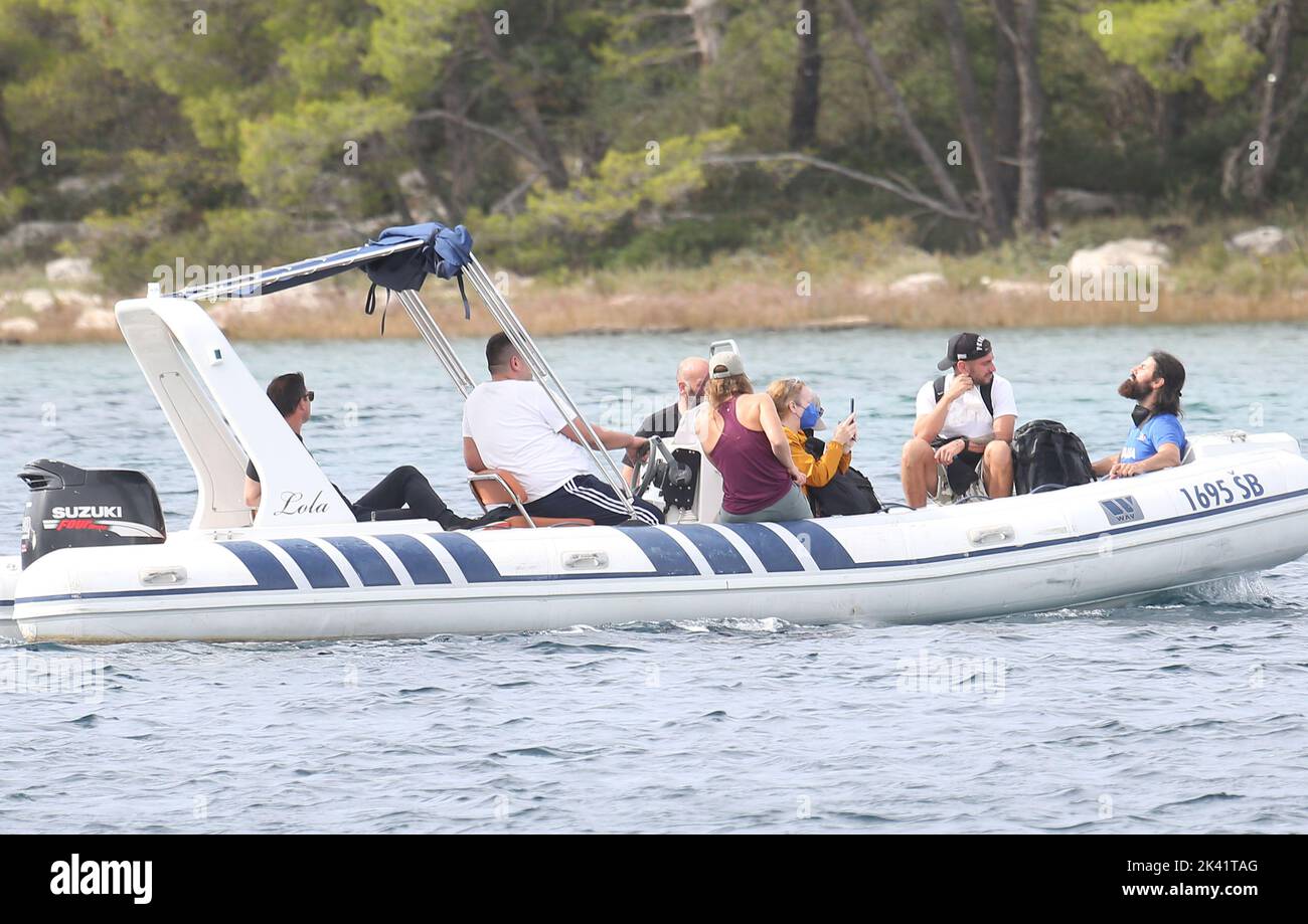 Sibenik, Croatia, on September 29, 2022, Filming of the third season of Vikings: Walhalla ...