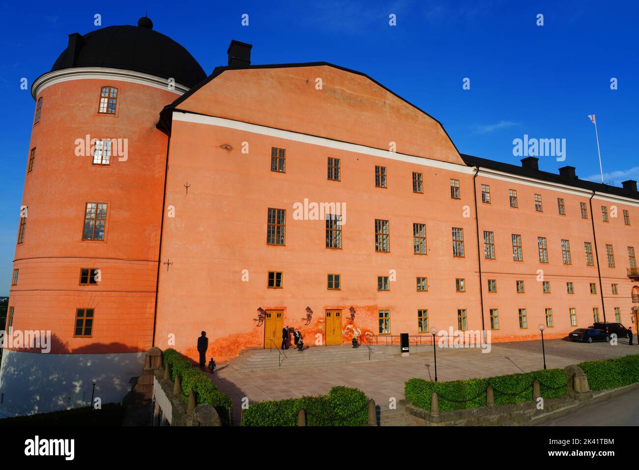 UPPSALA, SWEDEN -1 JUN 2022- View of the Uppsala Castle (Uppsala Slott ...