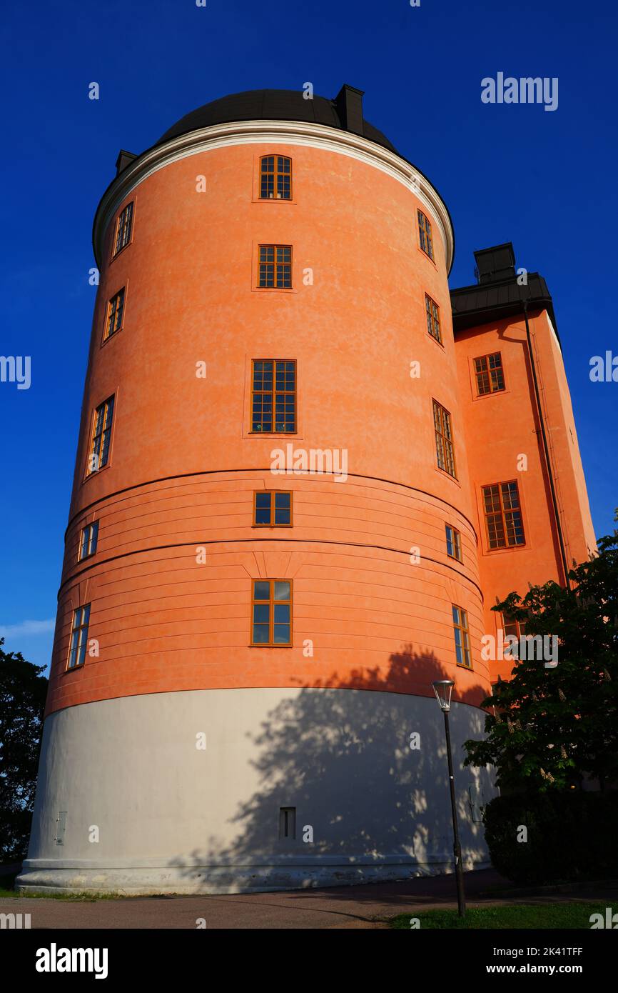 UPPSALA, SWEDEN -1 JUN 2022- View of the Uppsala Castle (Uppsala Slott ...
