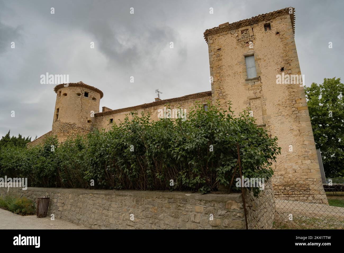 Rennes-le-Château castle. (aka château des Hautpoul). Origins from 13th ...