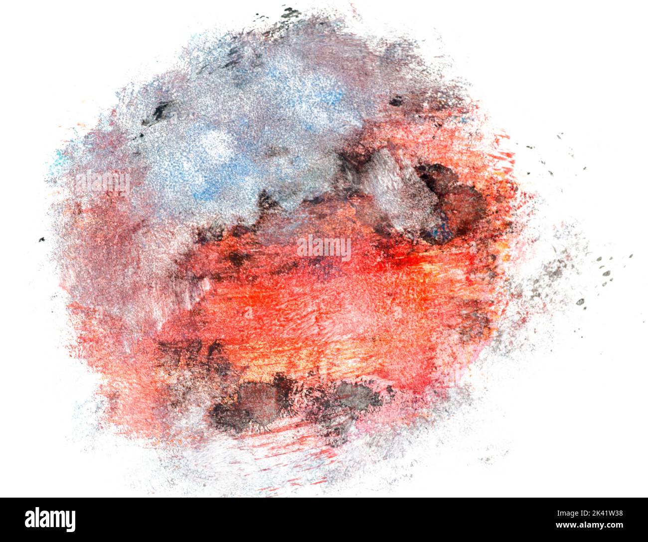 Vibrant orange blue gradient background Cut Out Stock Images & Pictures ...