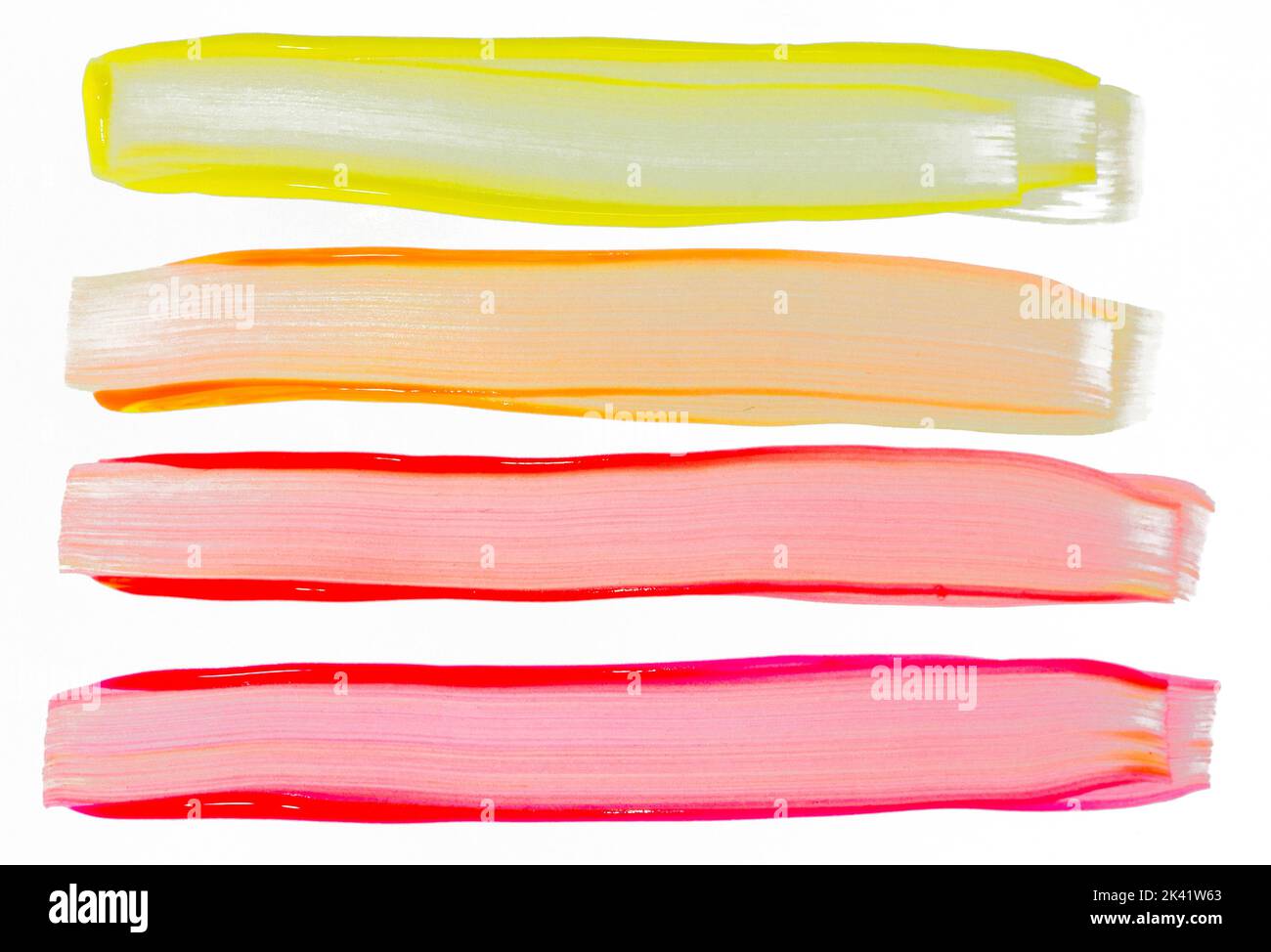 Colorful brush strokes on hi-res stock photography and images - Alamy