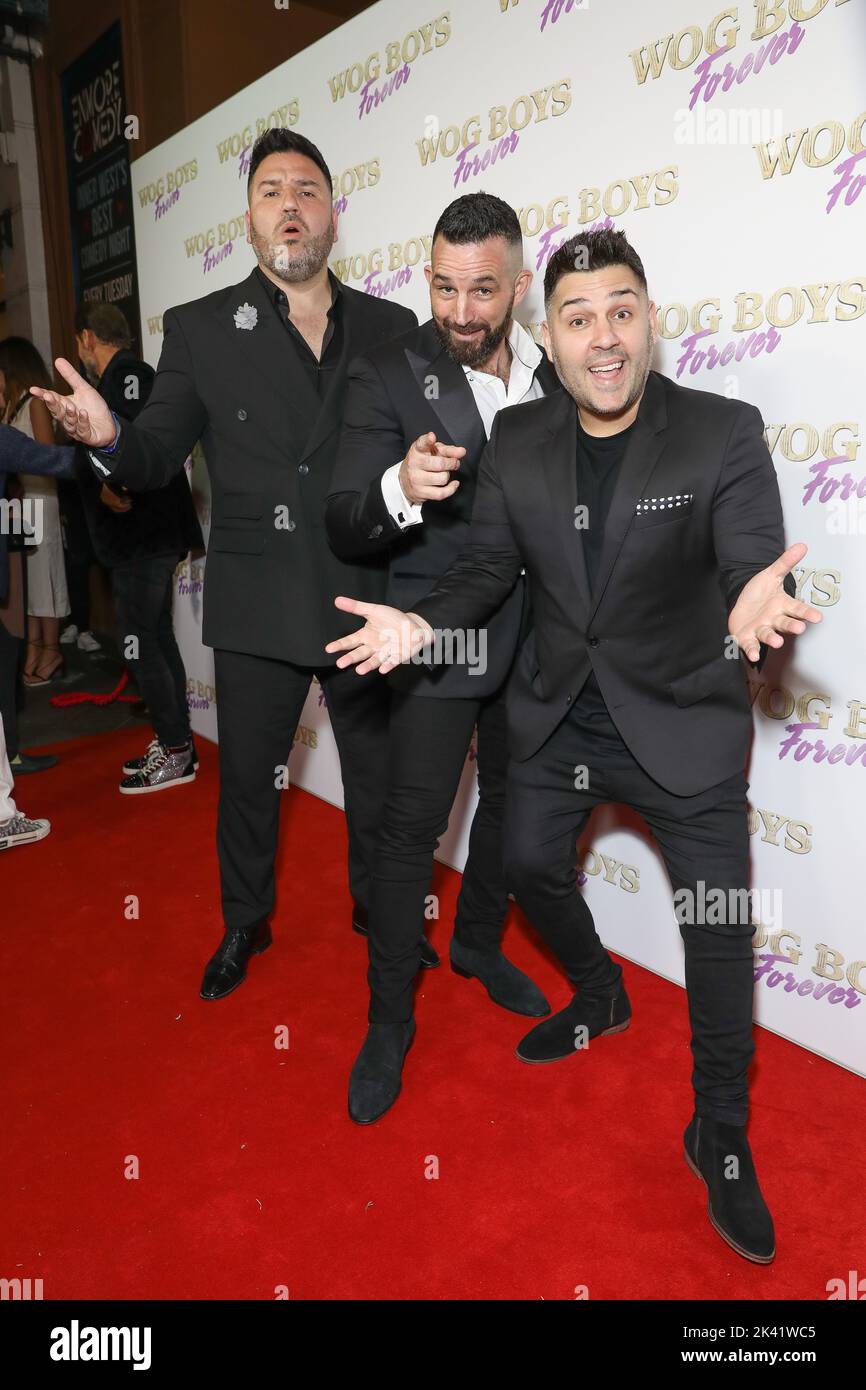 September 29, 2022: Cast members from SOOSHI MANGO, JOE SALANITRI ...