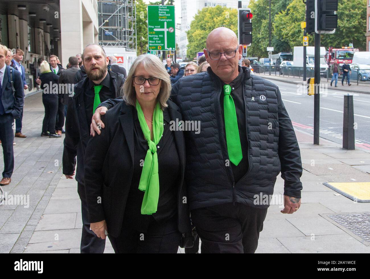 London, England, UK. 29th Sep, 2022. Harry Dunn's father TIM DUNN is ...