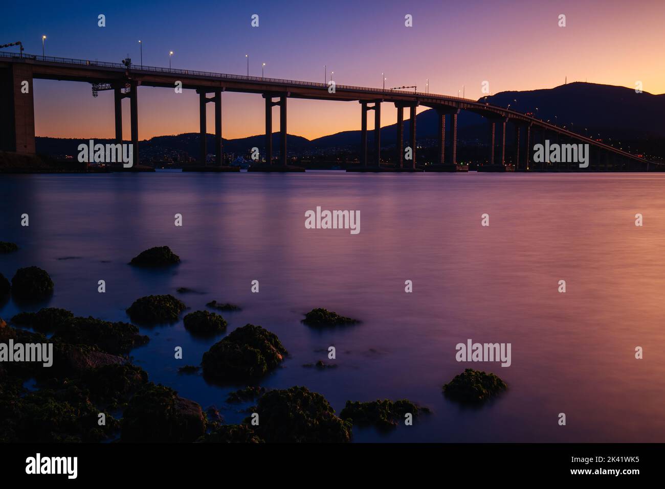 Tasman Bridge in Hobart Tasmania Australia Stock Photo - Alamy