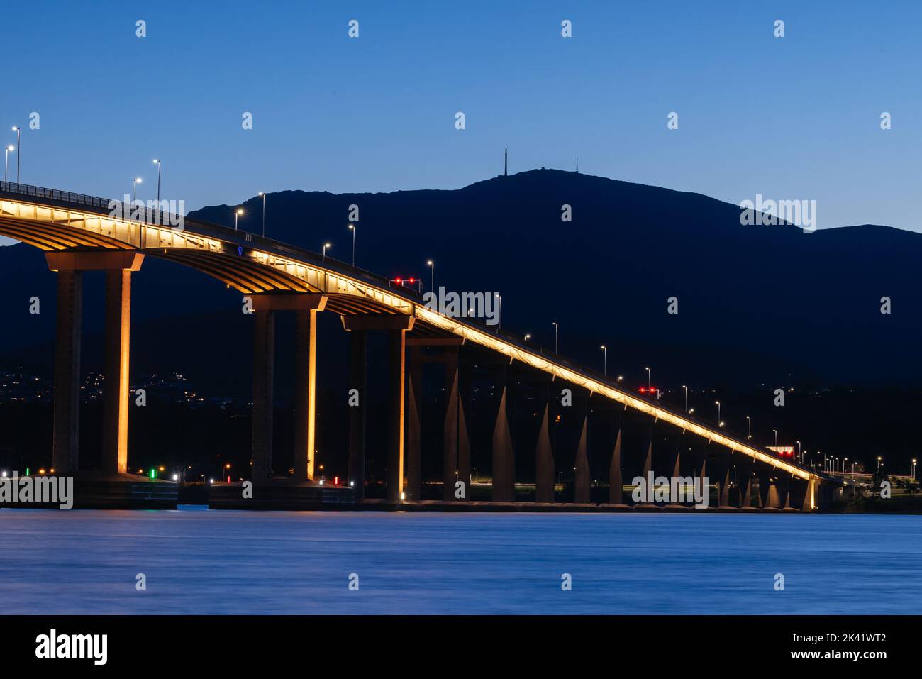 Tasman Bridge in Hobart Tasmania Australia Stock Photo - Alamy