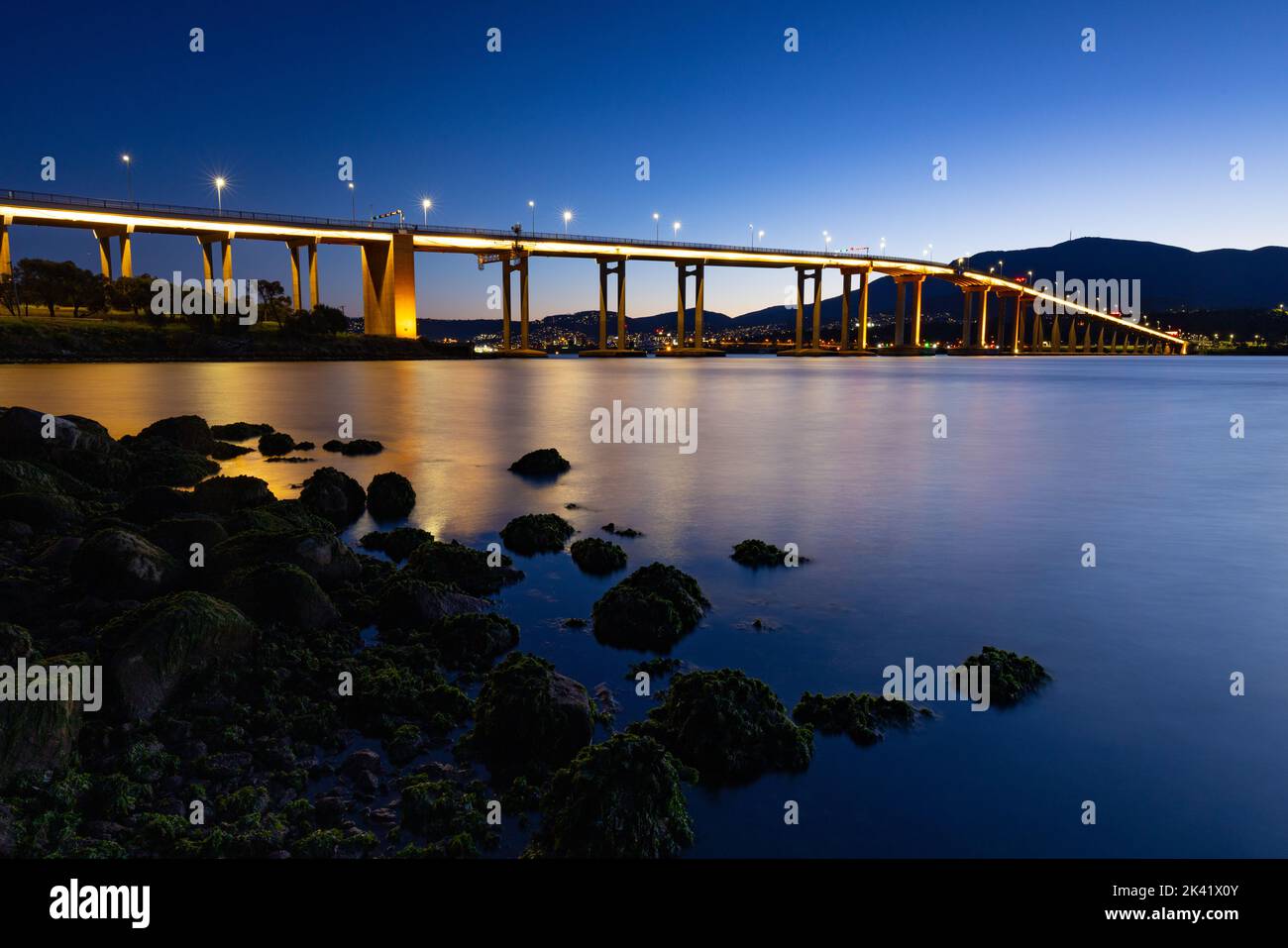 Tasman Bridge in Hobart Tasmania Australia Stock Photo - Alamy