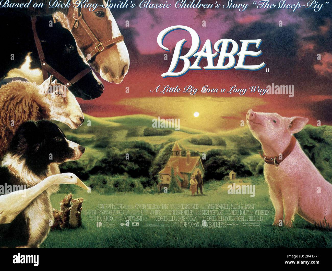 Babe 1995 Babe Movie Poster Stock Photo Alamy Babe 1995 Babe Movie Poster Stock Photo Alamy