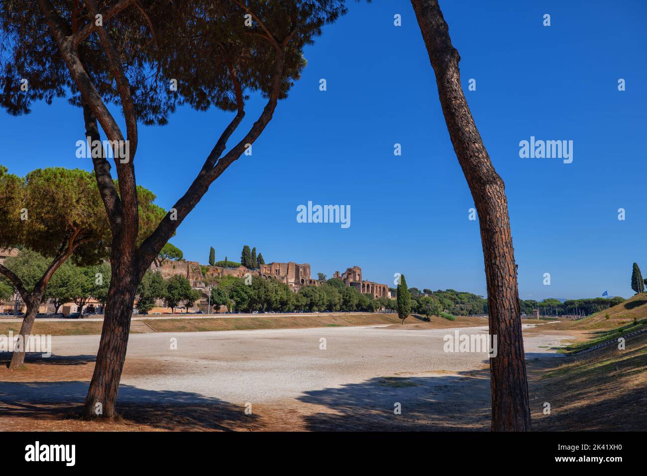 Circus Maximus (Circo Massimo) ancient stadium in city of Rome, Lazio ...