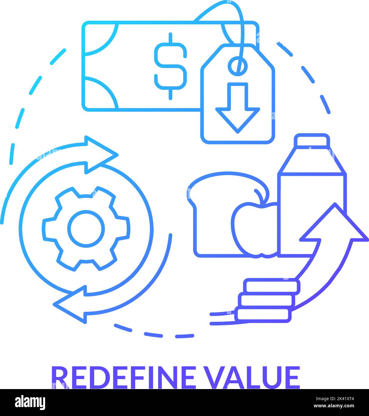 Redefine values blue gradient concept icon Stock Vector Image & Art - Alamy Redefine values blue gradient concept icon Stock Vector Image & Art - Alamy