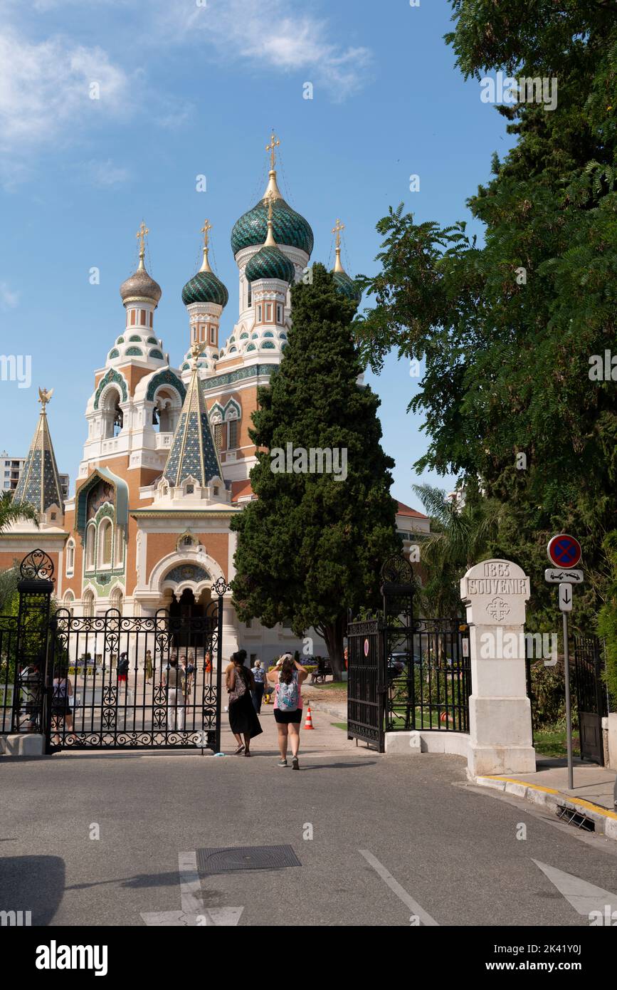 St nicolas orthodox cathedral nice hi-res stock photography and images ...