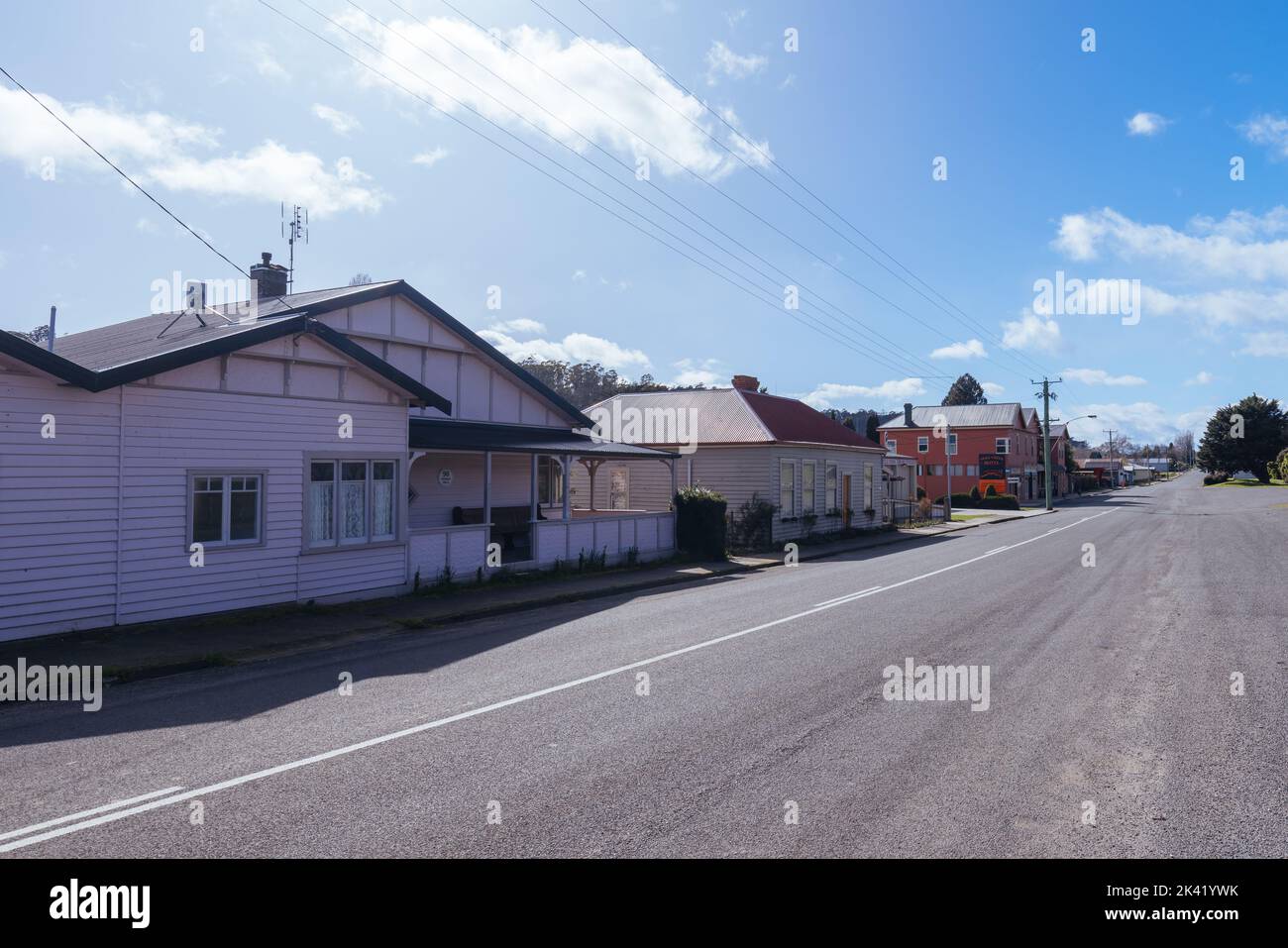 Mole Creek in Meander Valley Tasmania Australia Stock Photo - Alamy