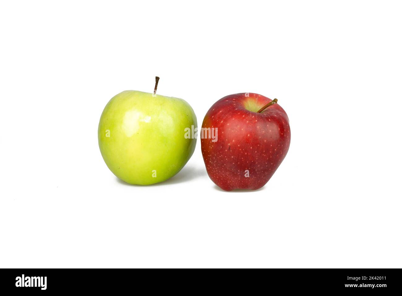 Photo red green apples Cut Out Stock Images & Pictures - Alamy