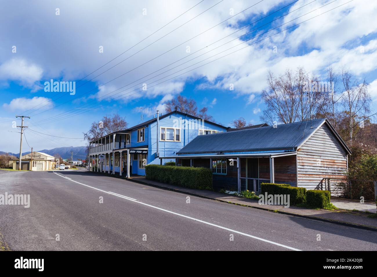 Mole Creek in Meander Valley Tasmania Australia Stock Photo - Alamy