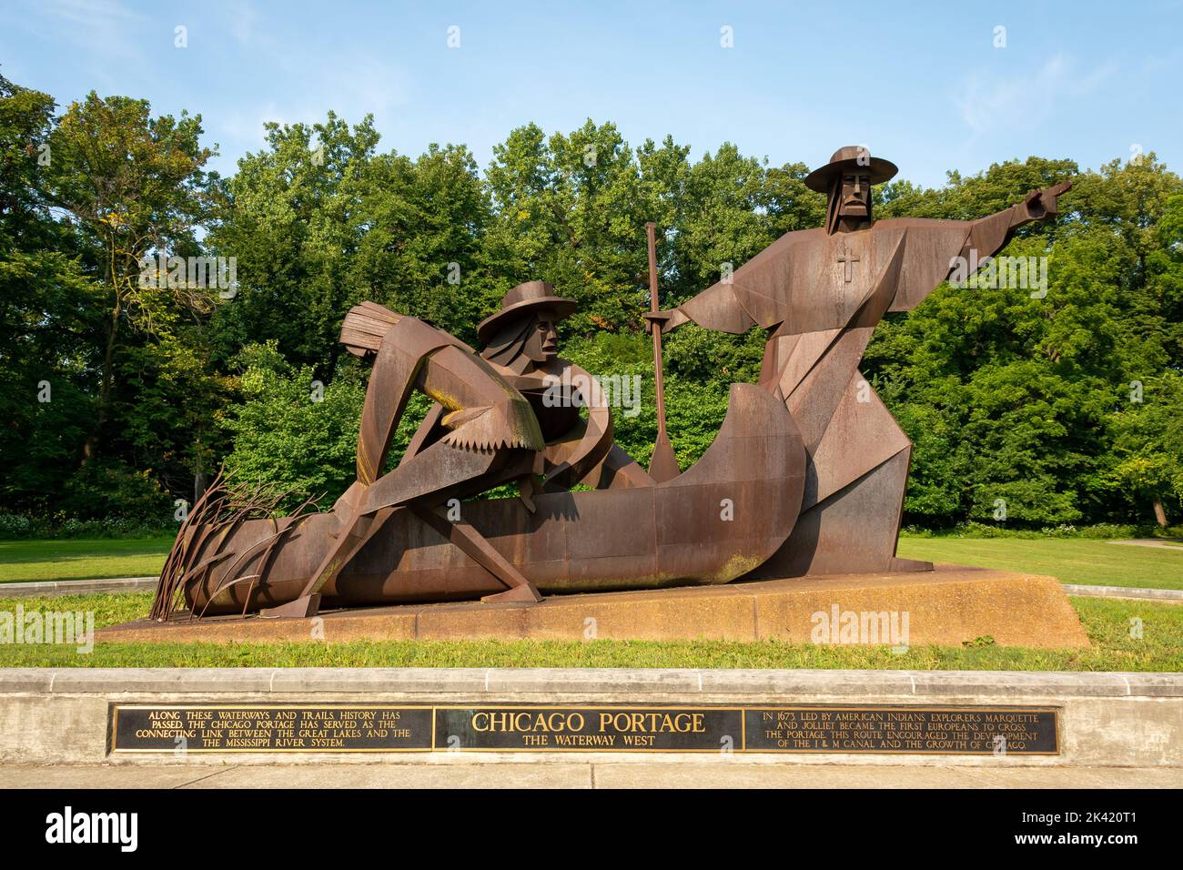 The historic site of the Chicago Portage and the birth of the historic ...