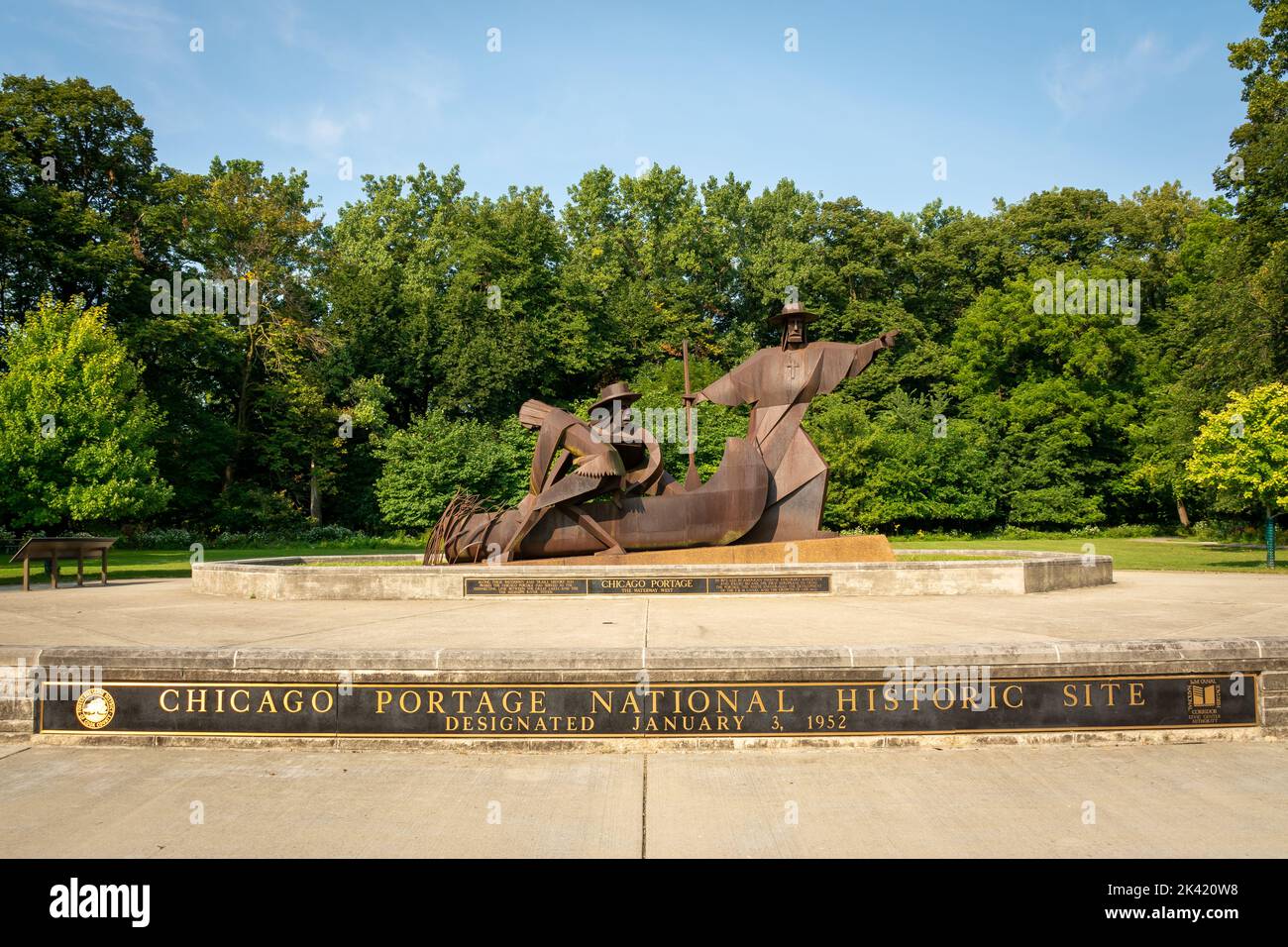 The historic site of the Chicago Portage and the birth of the historic ...
