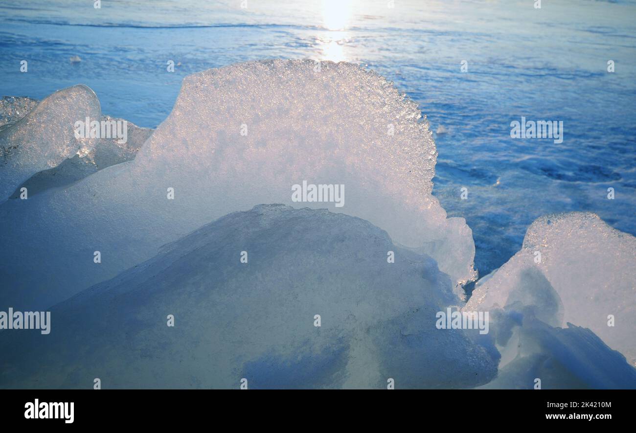Ice in nature photo Stock Photo - Alamy