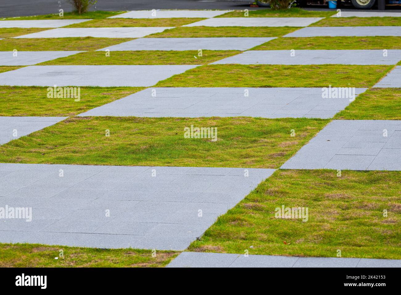 Checkerboard lawn hi-res stock photography and images - Alamy