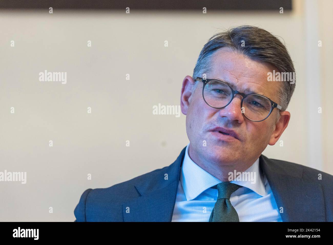 Wiesbaden, Germany. 14th Sep, 2022. Interview with Boris Rhein (CDU ...