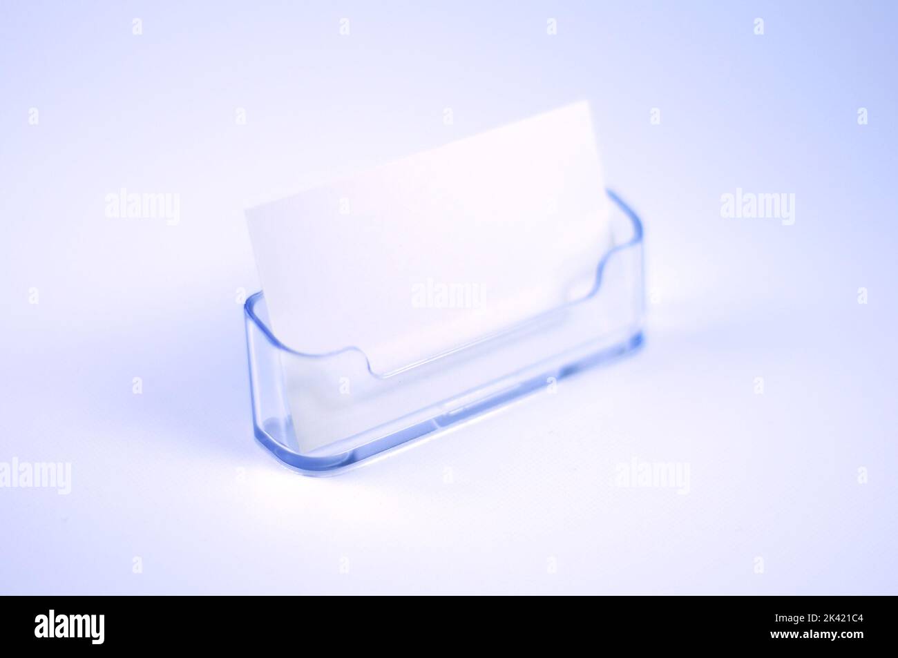 Adhesive note in plastic box stock photo Stock Photo - Alamy