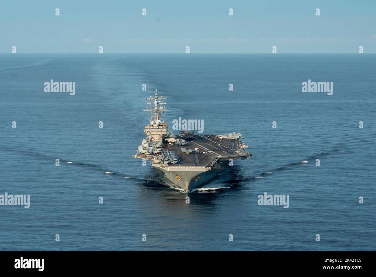 Busan, South Korea. 28th Sep, 2022. The U.S. Navy Nimitz-class, nuclear ...