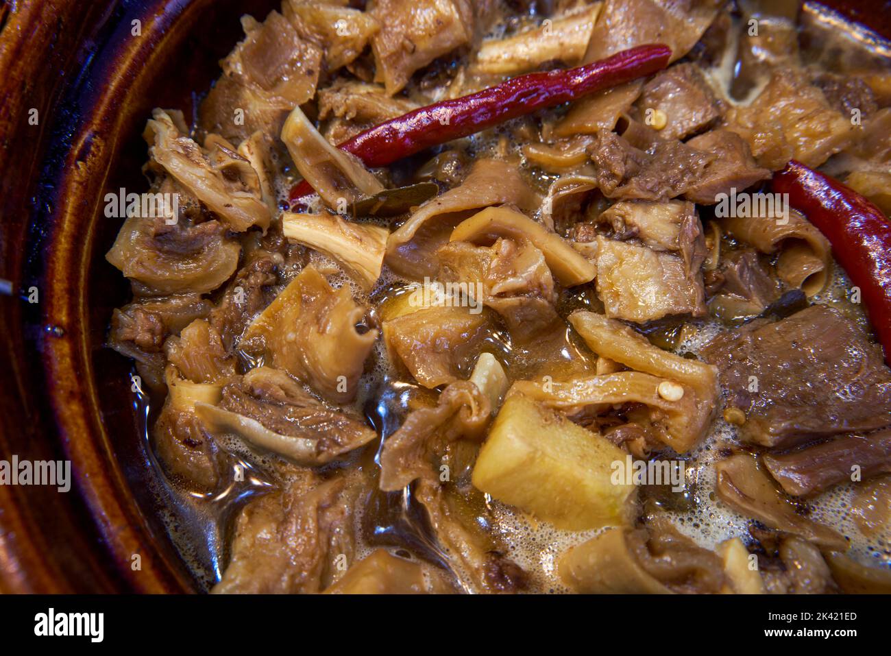 One-Pot Fragrant and Delicious Braised Beef Brisket Stock Photo - Alamy