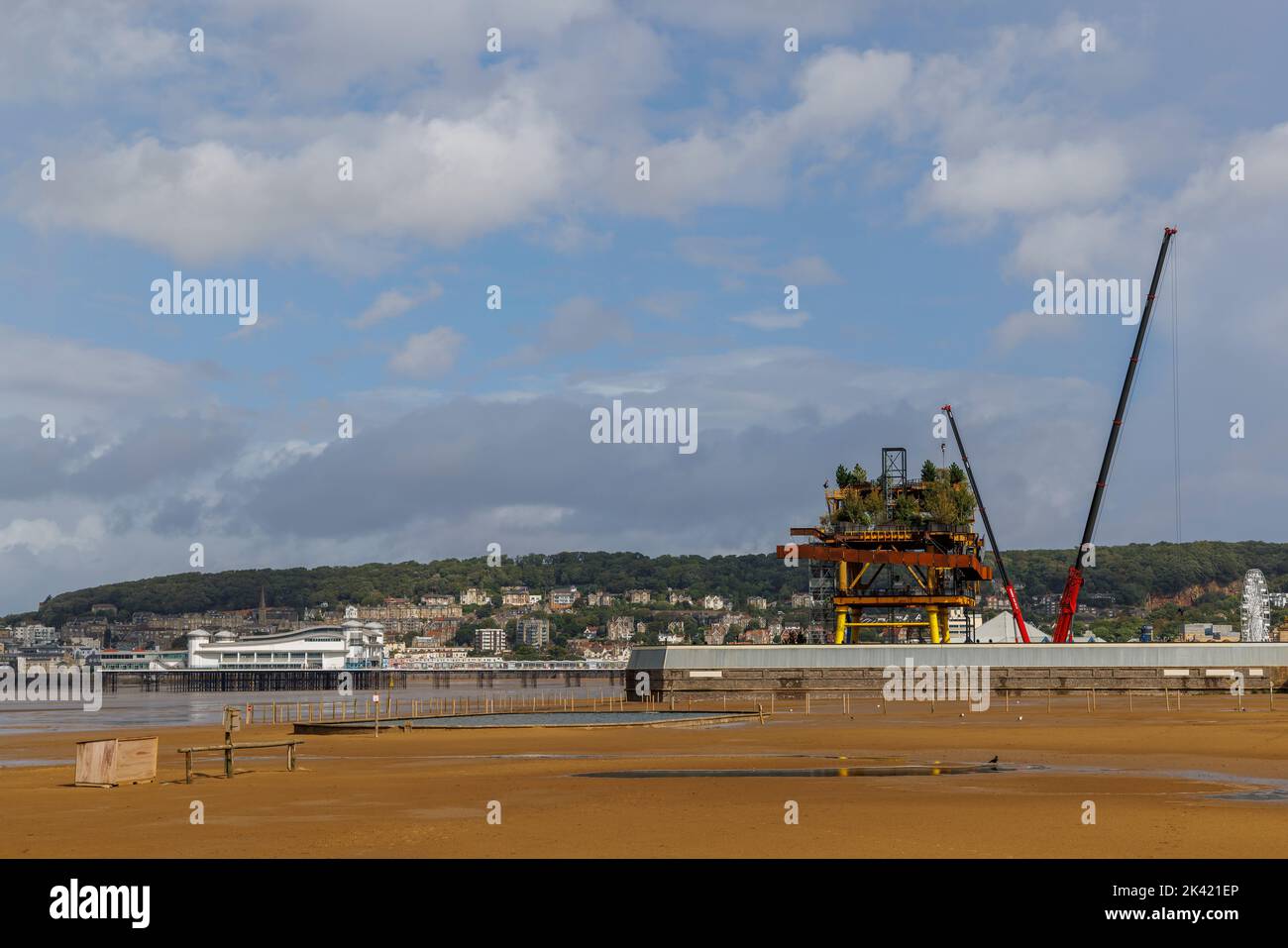 See Monster art installation Stock Photo - Alamy