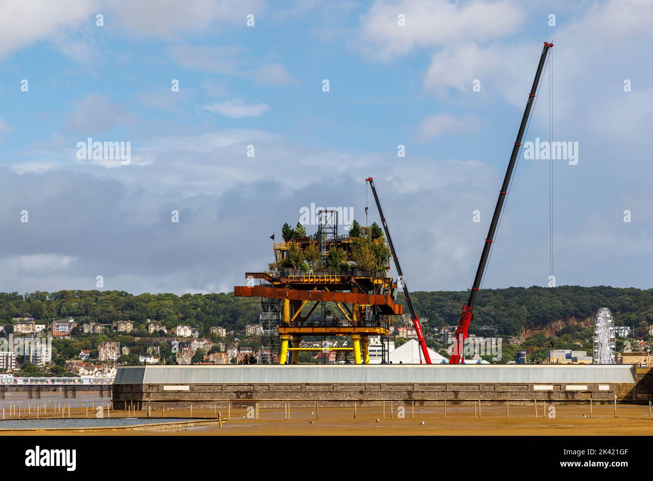 See Monster art installation Stock Photo - Alamy