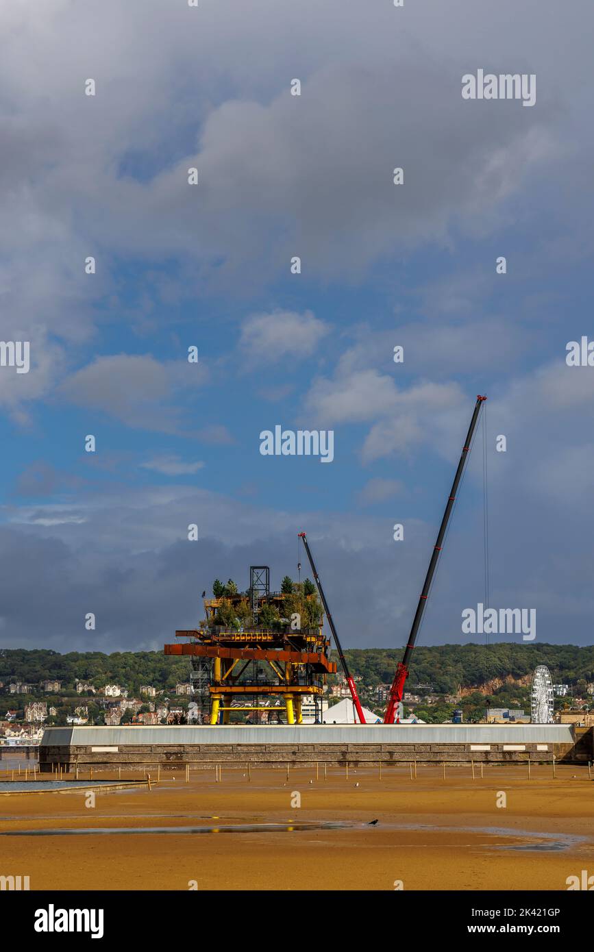 See Monster art installation Stock Photo - Alamy