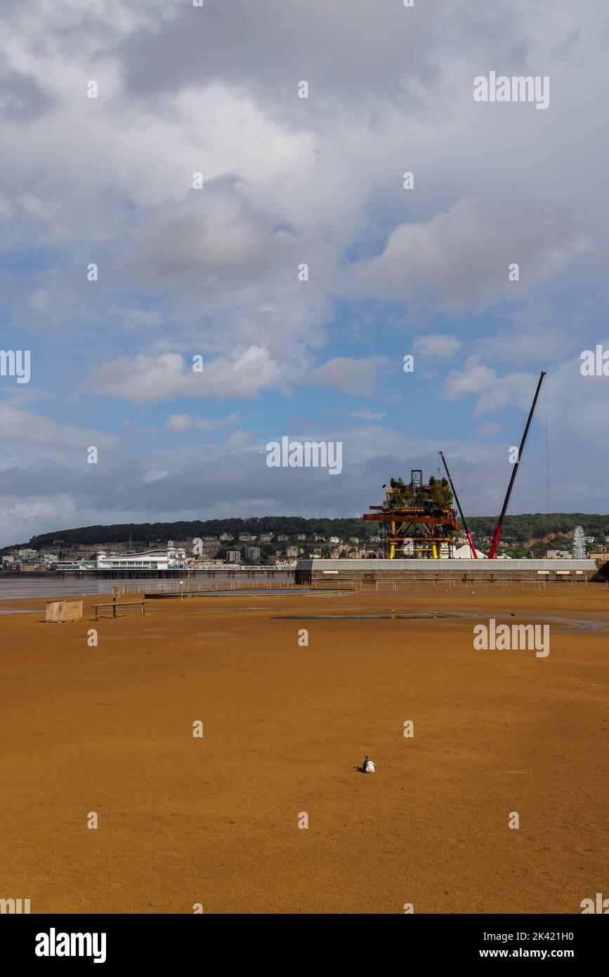 See Monster art installation Stock Photo - Alamy