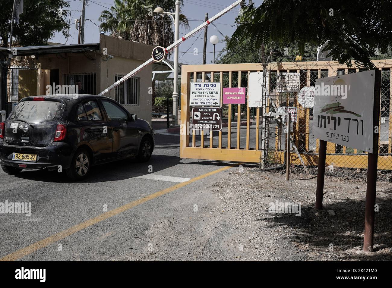 Vered Yericho, West Bank, Israel. 29th September, 2022. A security ...