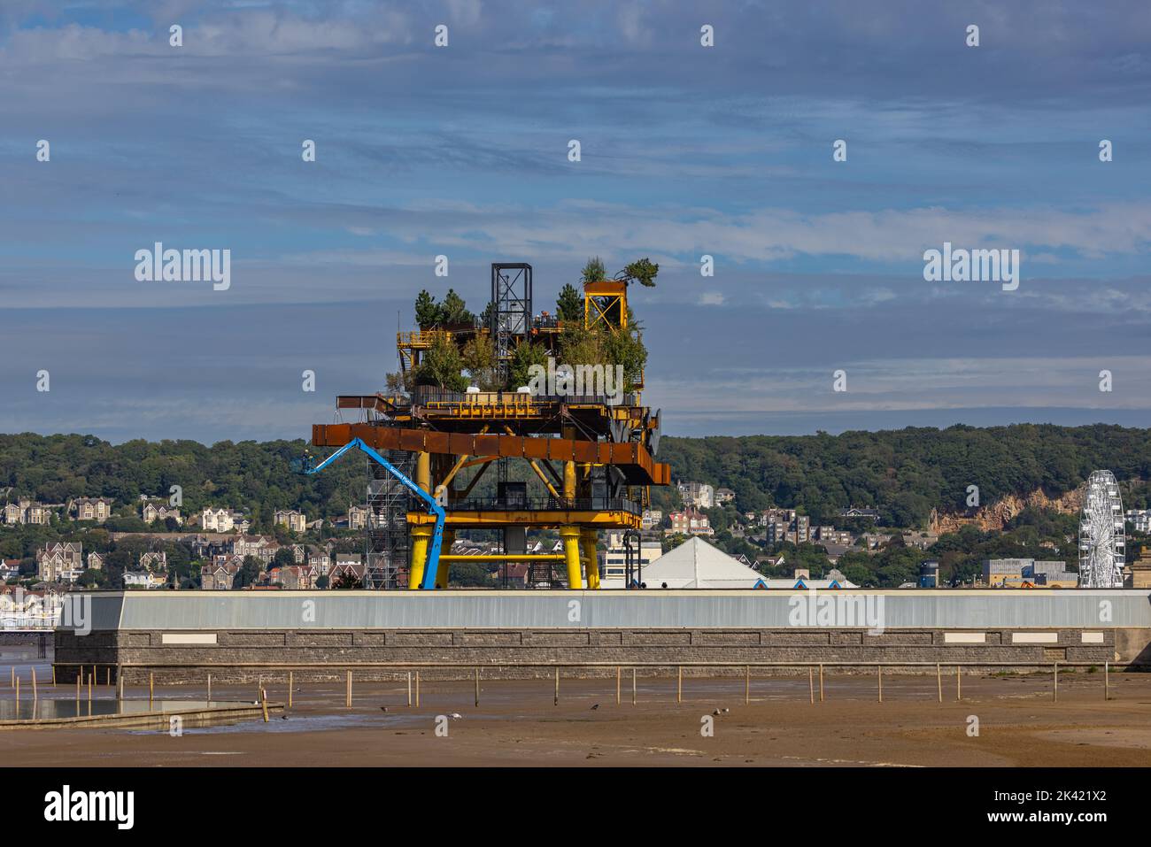See Monster art installation Stock Photo - Alamy
