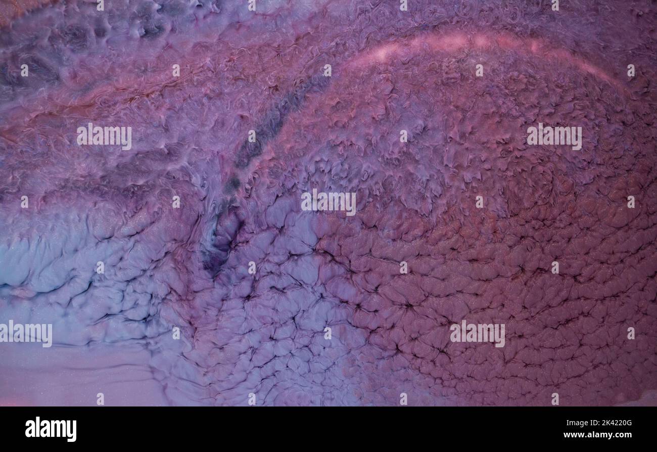 Ink, paint, abstract. Closeup of the painting. Colorful abstract ...