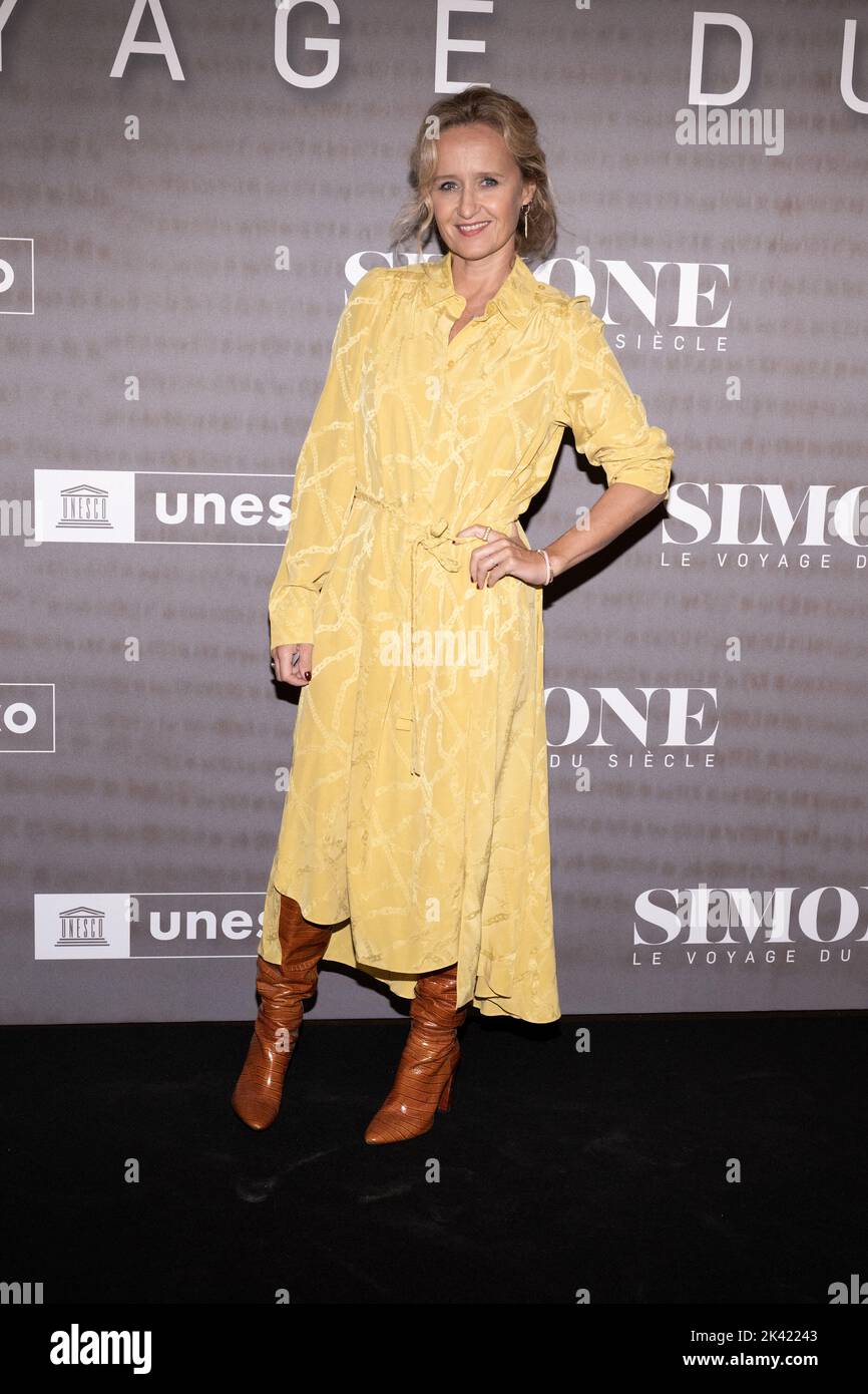 Catherine Roux attends the Simone, Le Voyage du Siecle Premiere at ...
