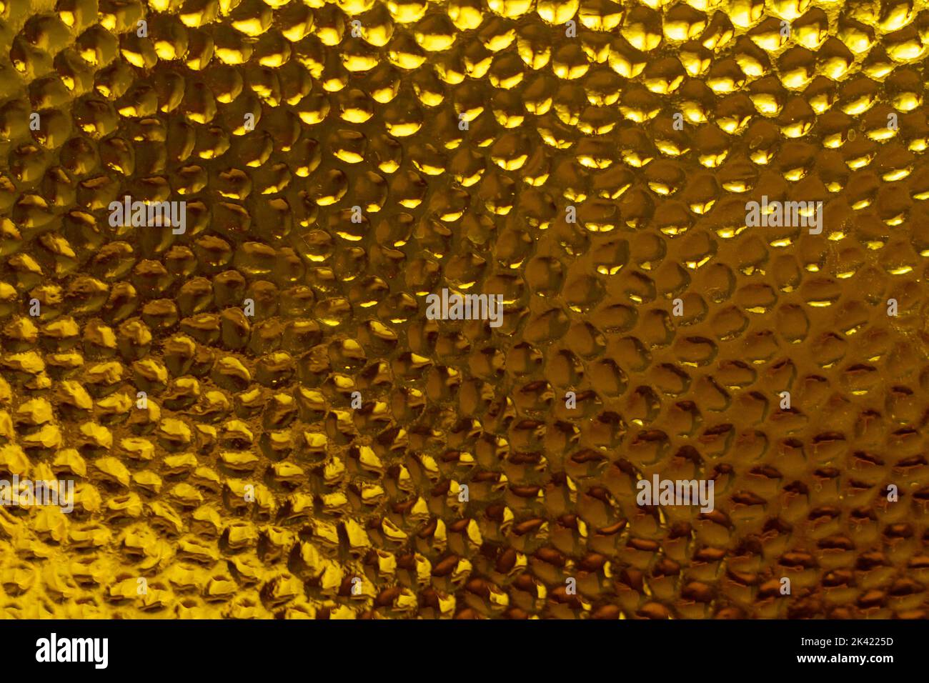 Corrugated decorative golden color glass with backlight and beautiful ...