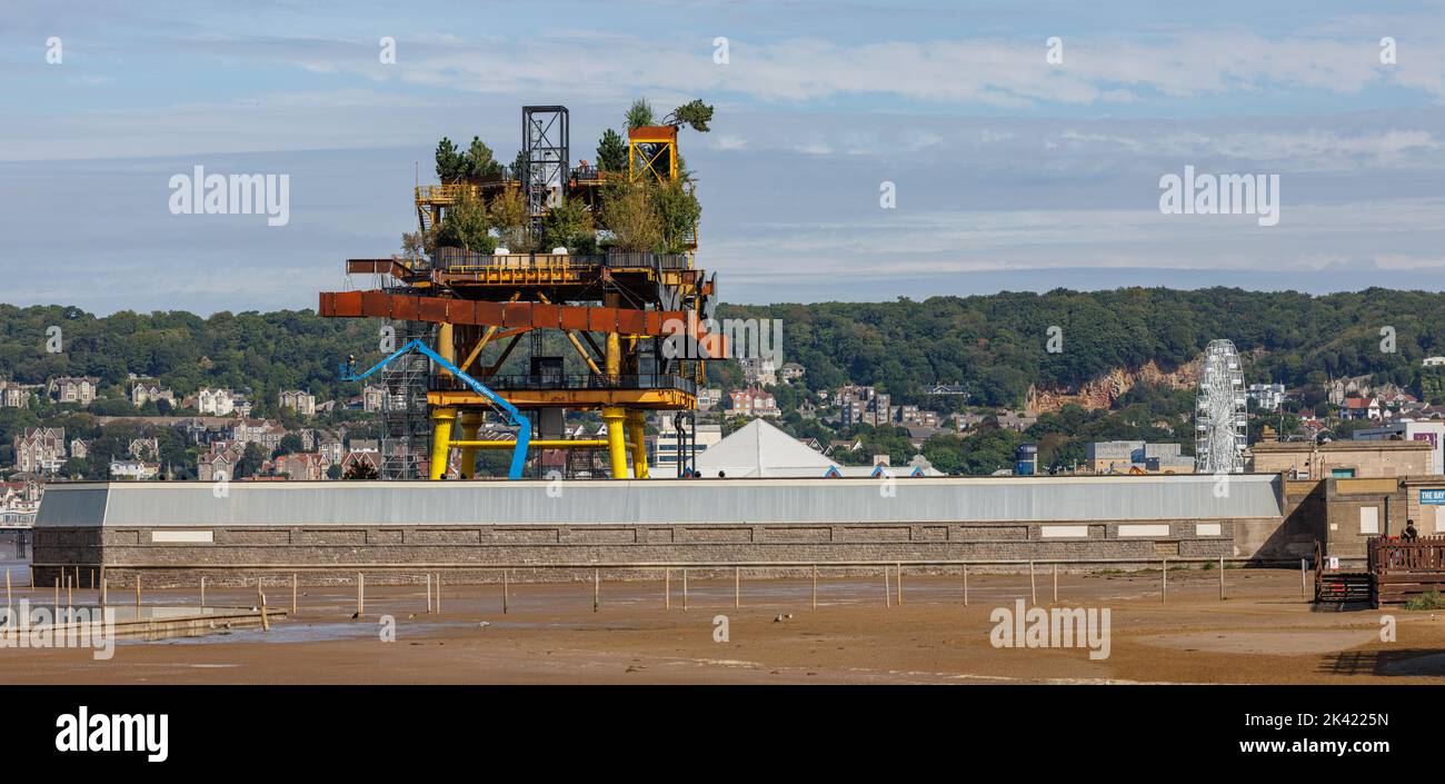 See Monster art installation Stock Photo - Alamy