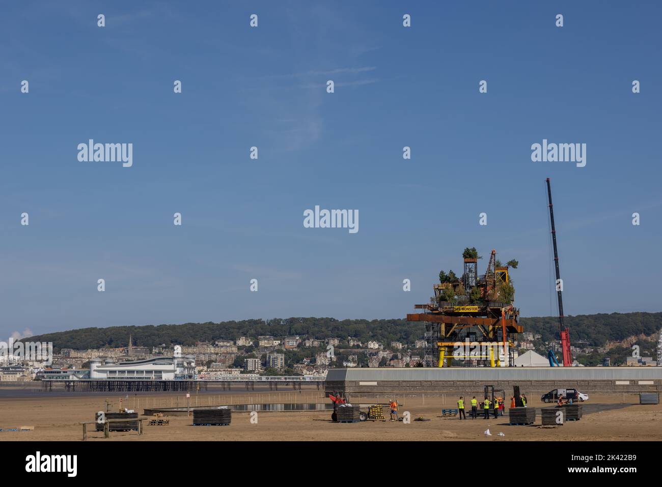 See Monster art installation Stock Photo - Alamy